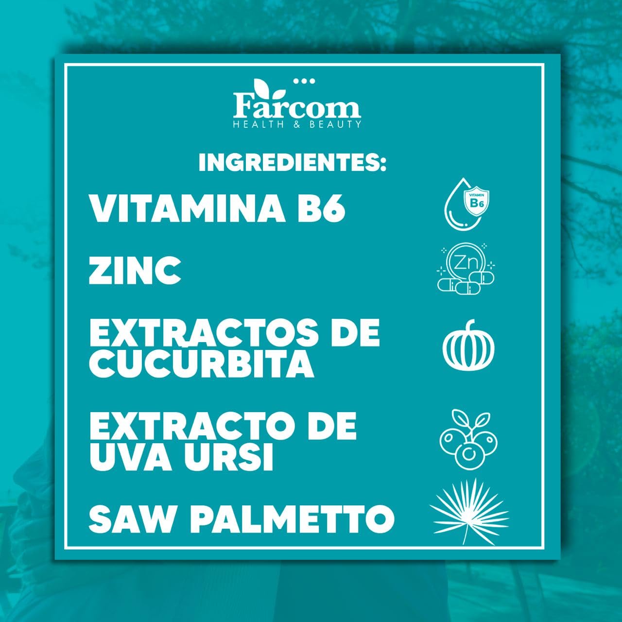 natural relief with saw palmetto