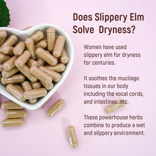 natural relief with Slippery Elm capsules