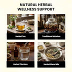 Natural remedy blessed thistle herb