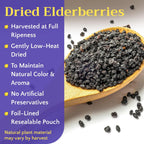 Natural remedy elderberry tea loose leaf