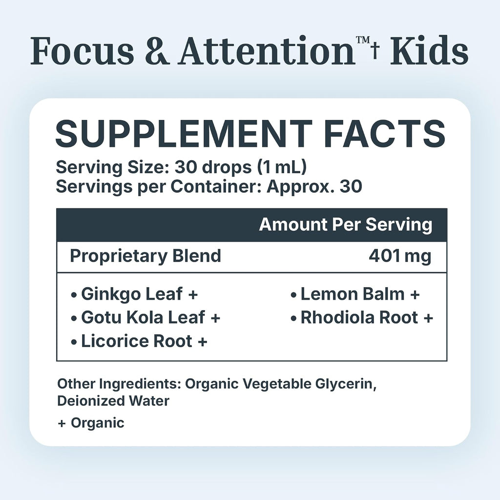 natural remedy for children's focus