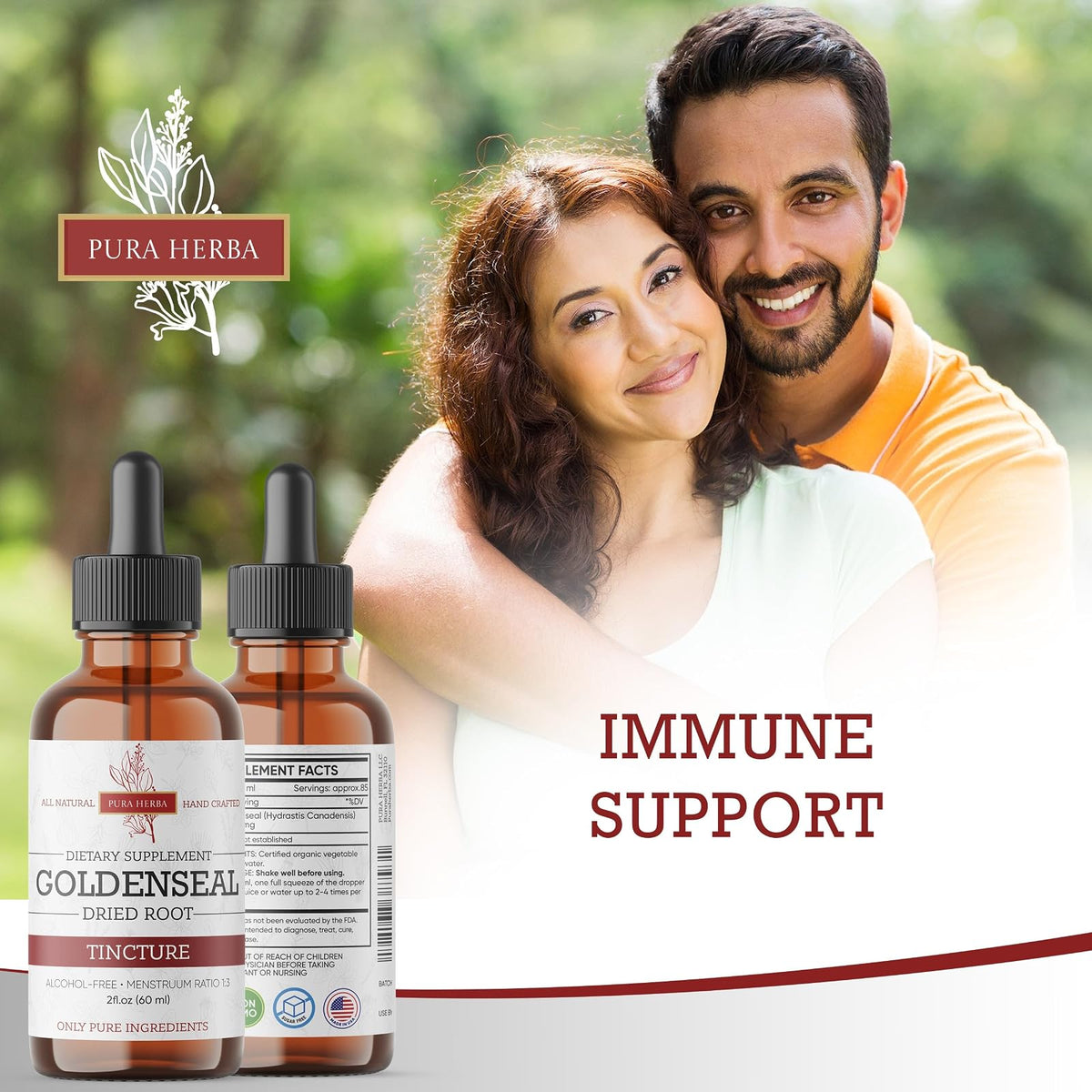 Natural remedy Goldenseal tincture 4 oz