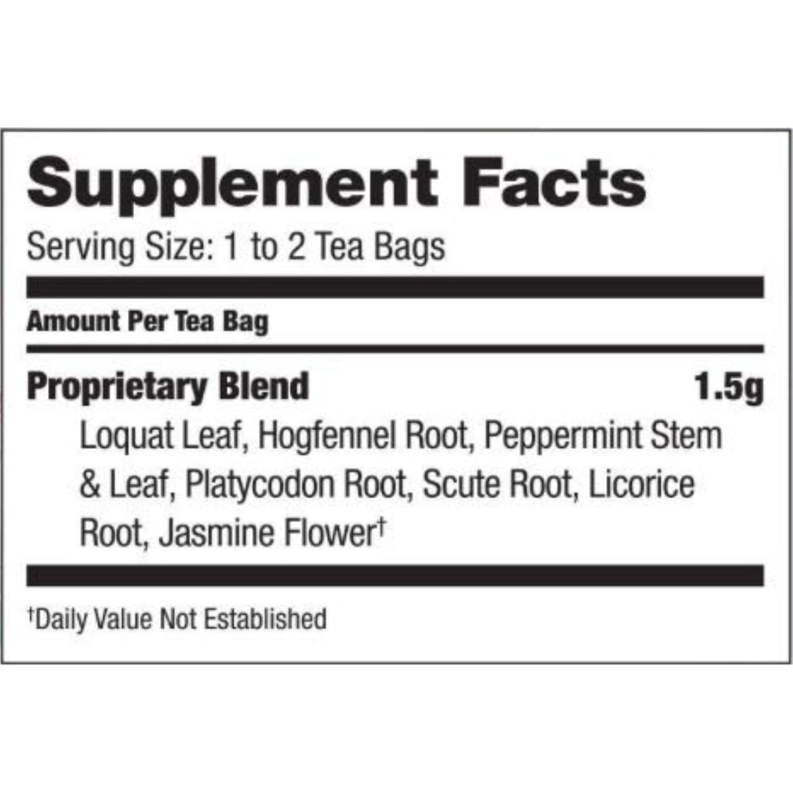 natural remedy herbal tea blend