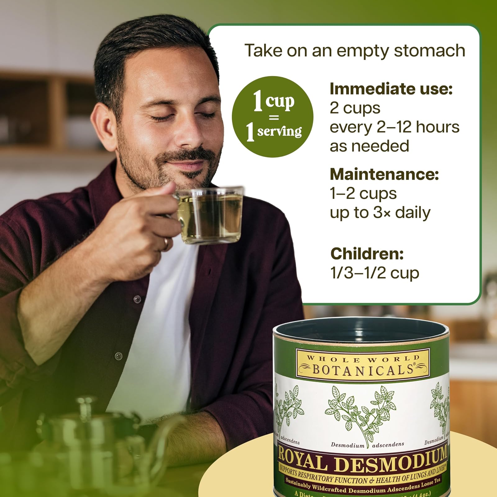natural remedy herbal tea blend
