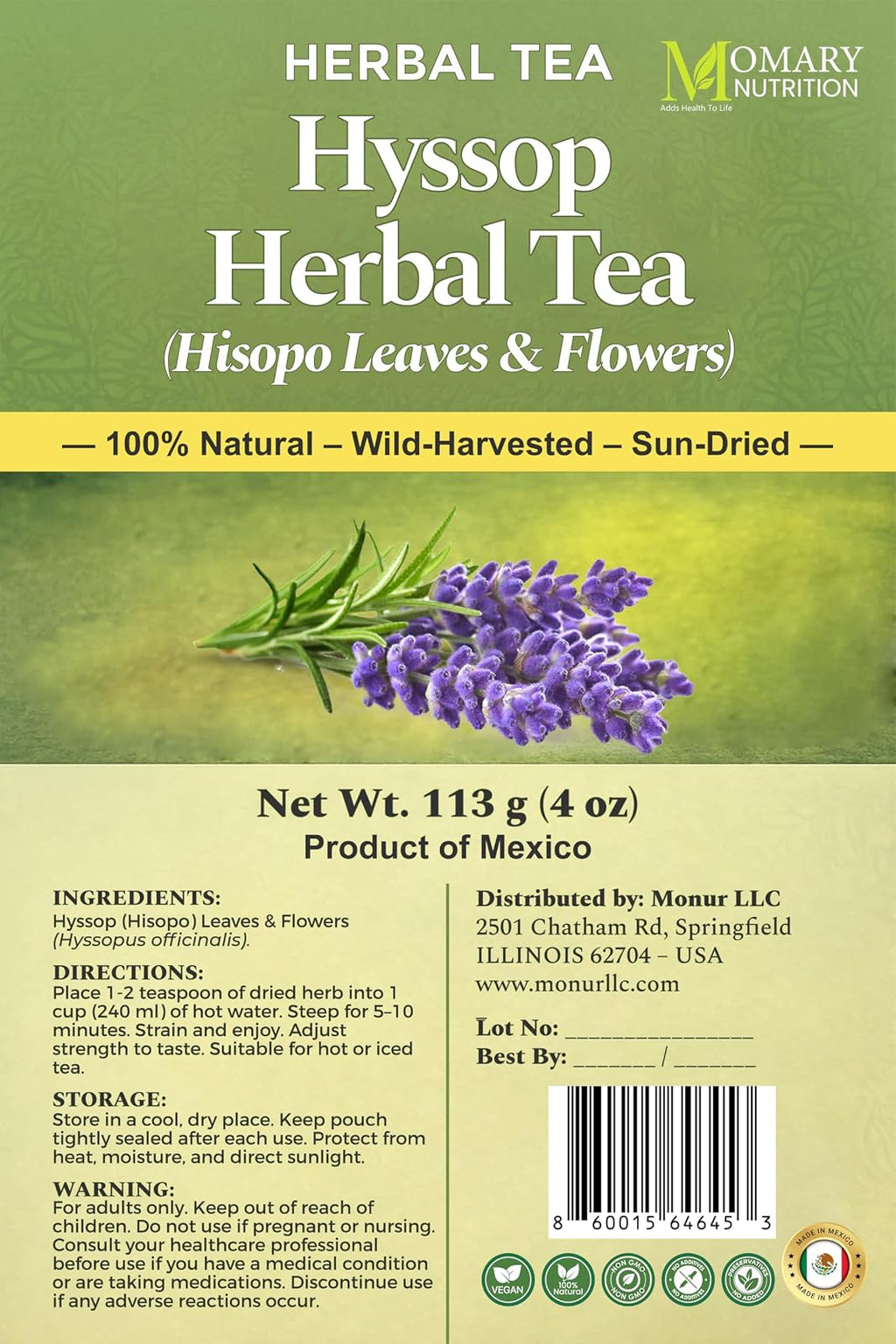 natural remedy hyssop tea