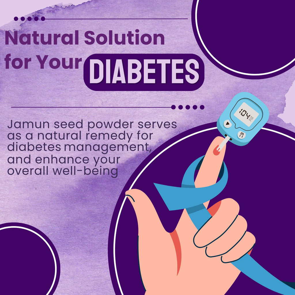 Natural remedy Jamun seed powder