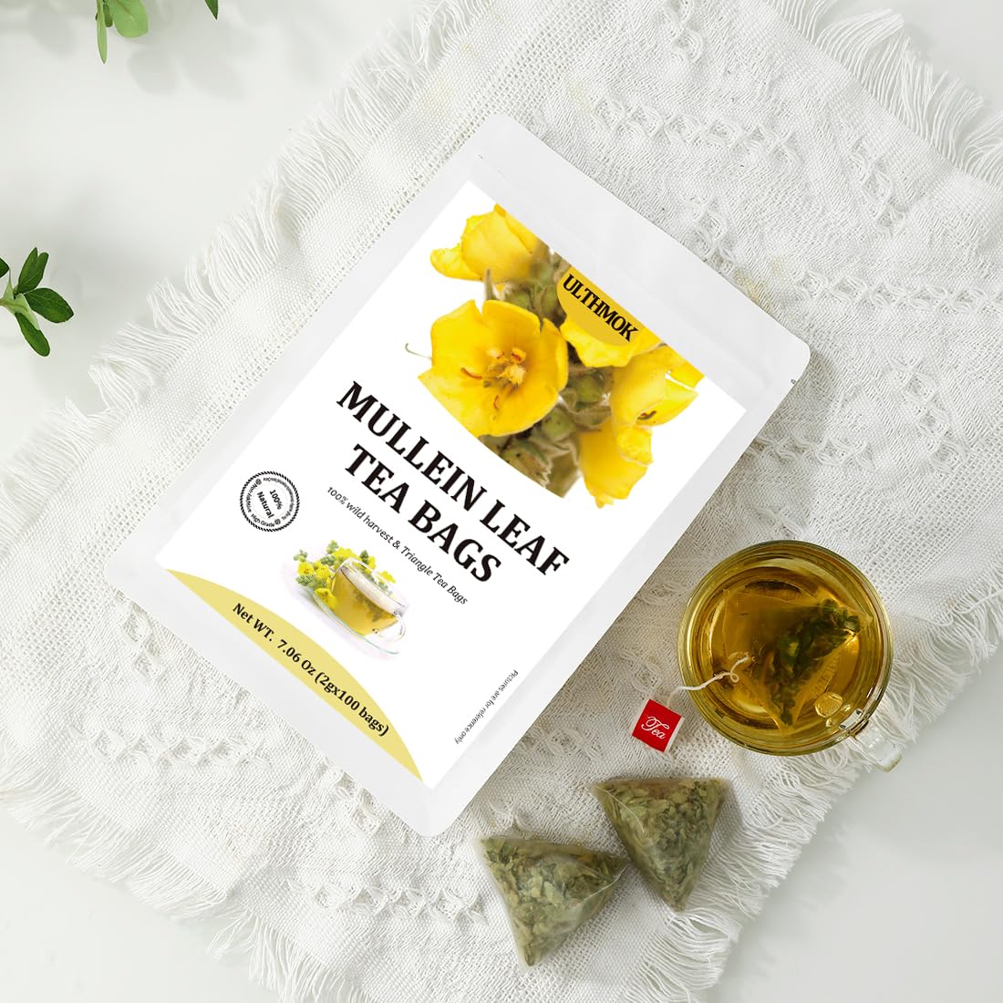 natural remedy Mullein Leaf tea