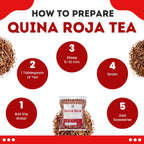 Natural remedy Quina Roja tea