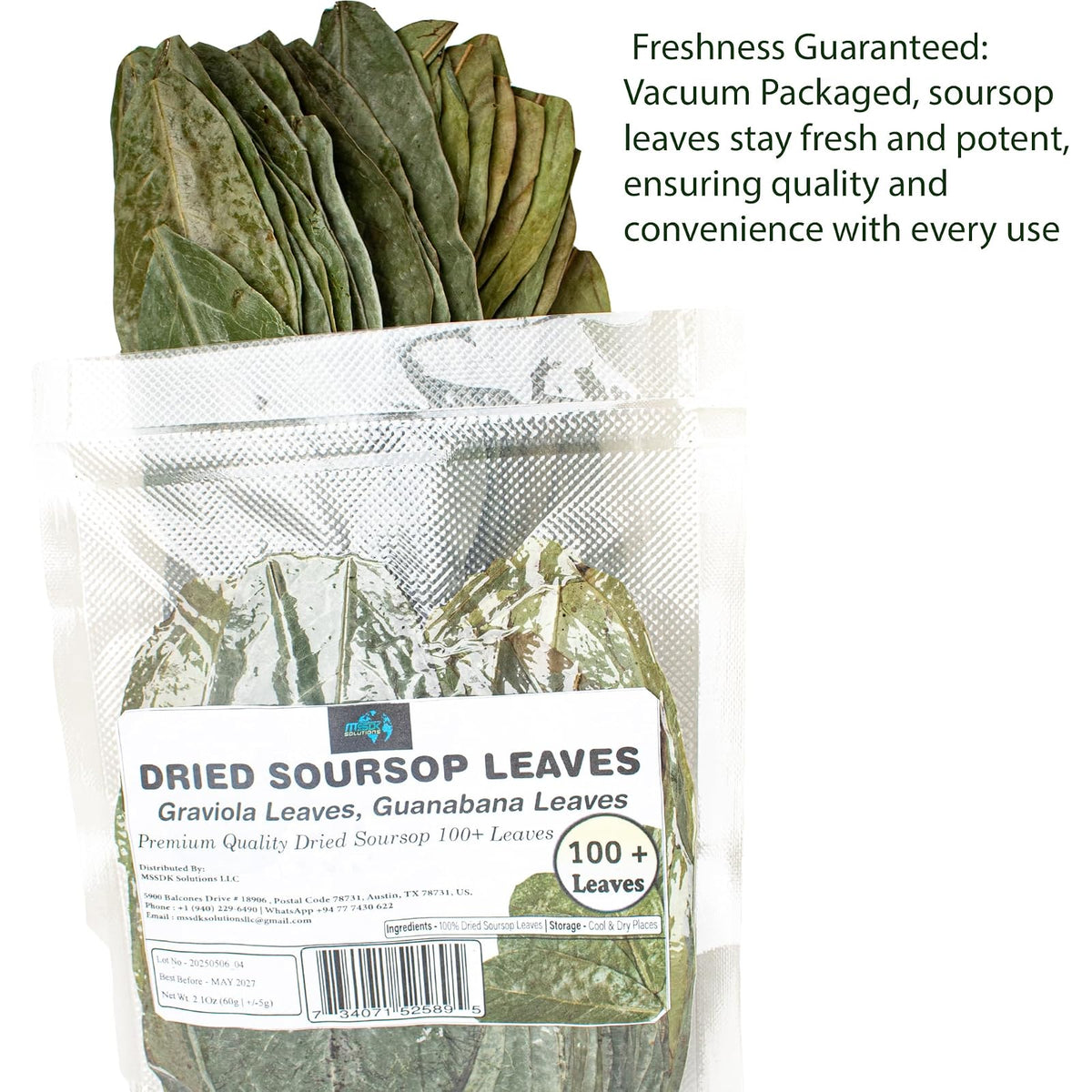 Natural remedy soursop tea