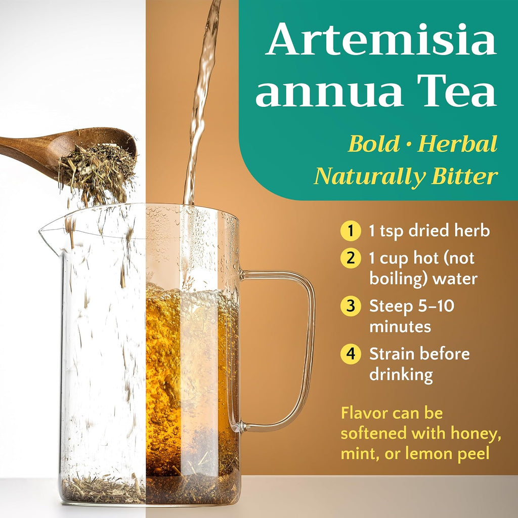 Natural remedy sweet wormwood tea