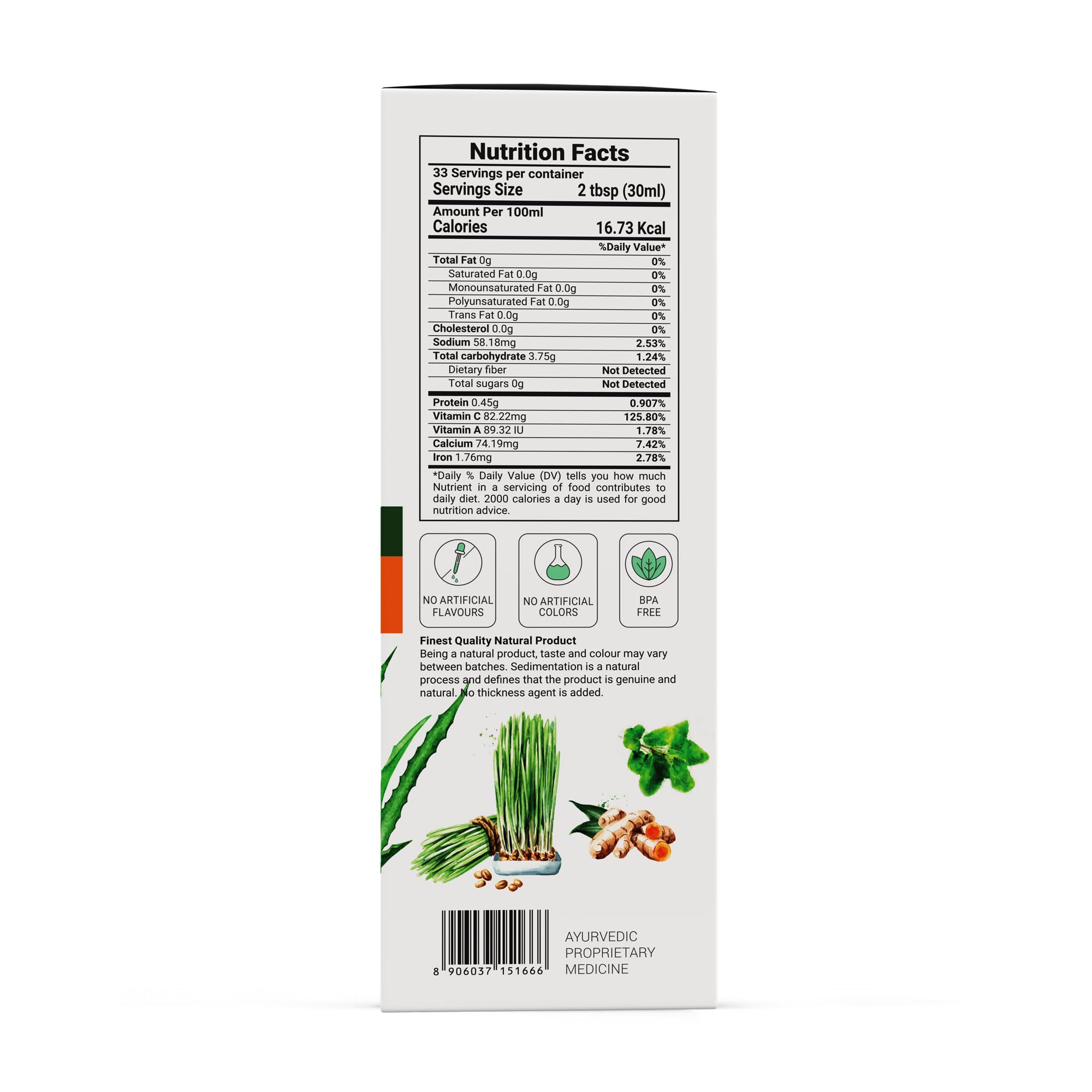 Natural remedy with aloe vera