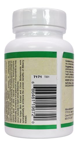 natural remedy with bilberry and citrus