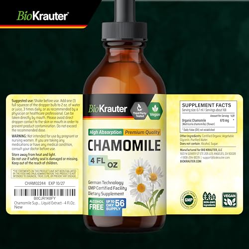 natural remedy with BIO chamomile