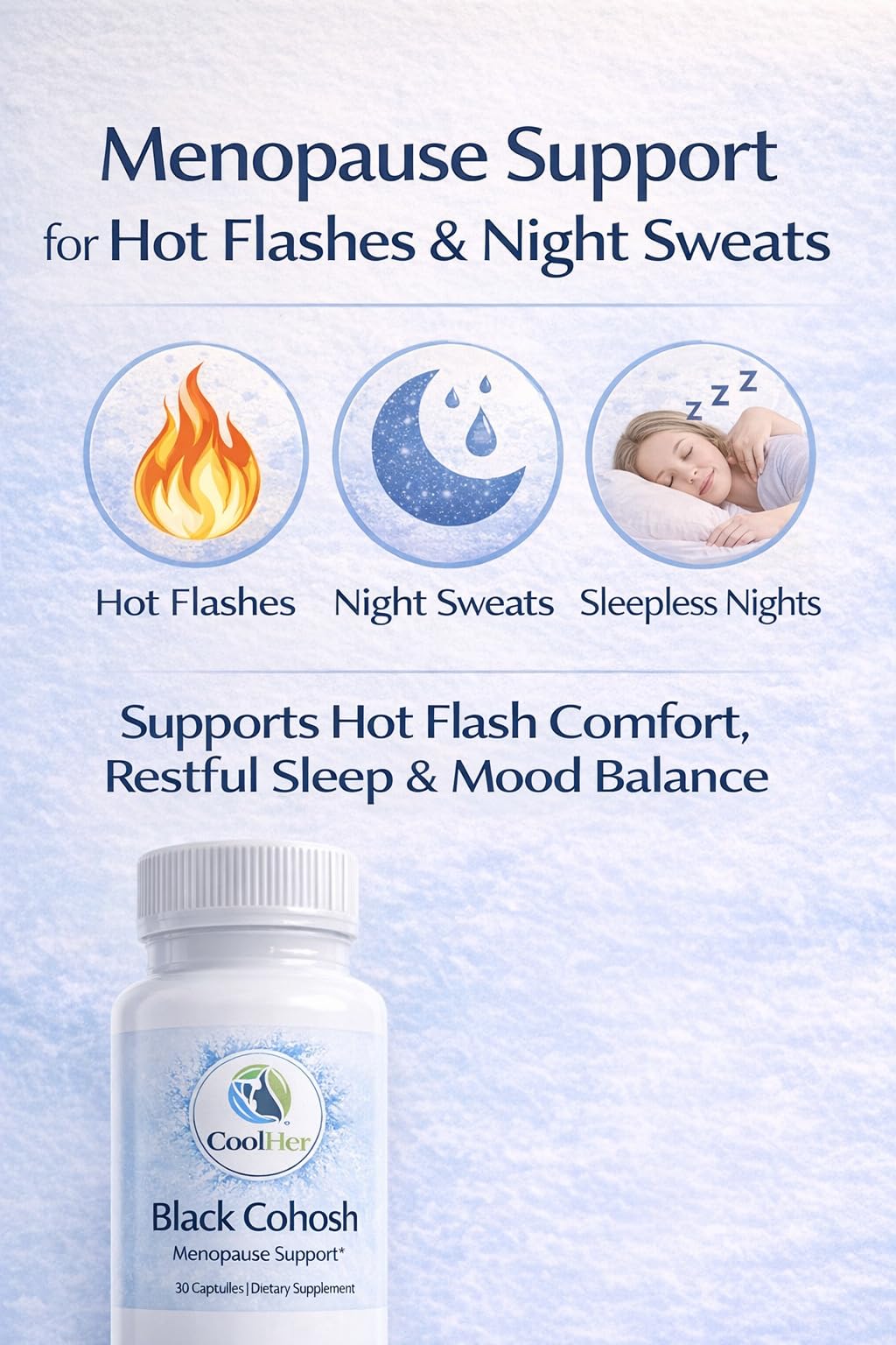 Natural remedy with Black Cohosh extract