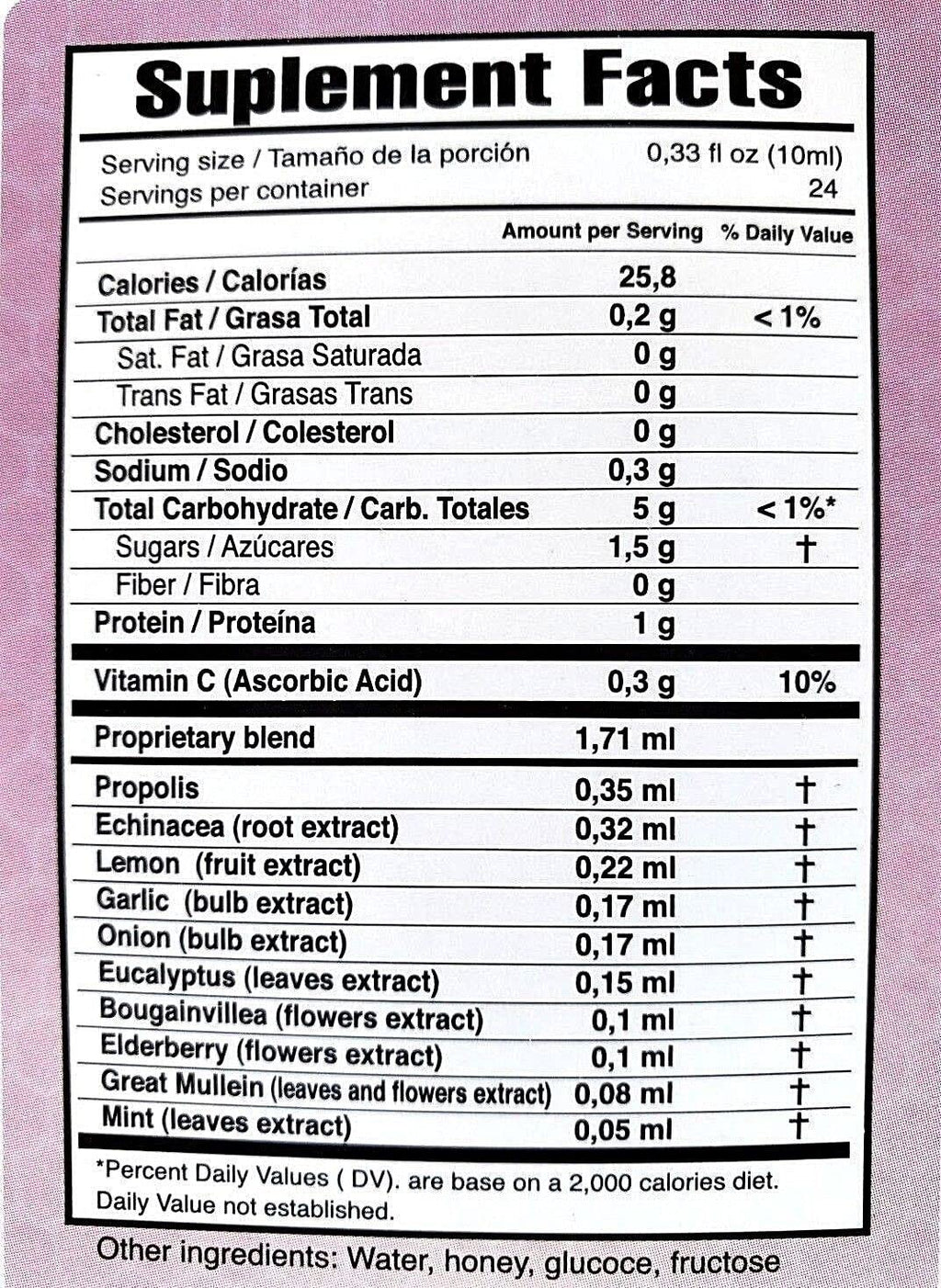 natural remedy with echinacea and garlic