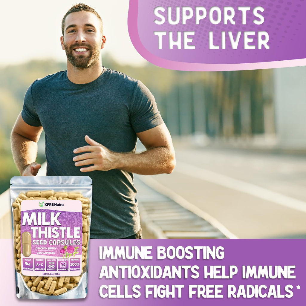 natural remedy with milk thistle extract