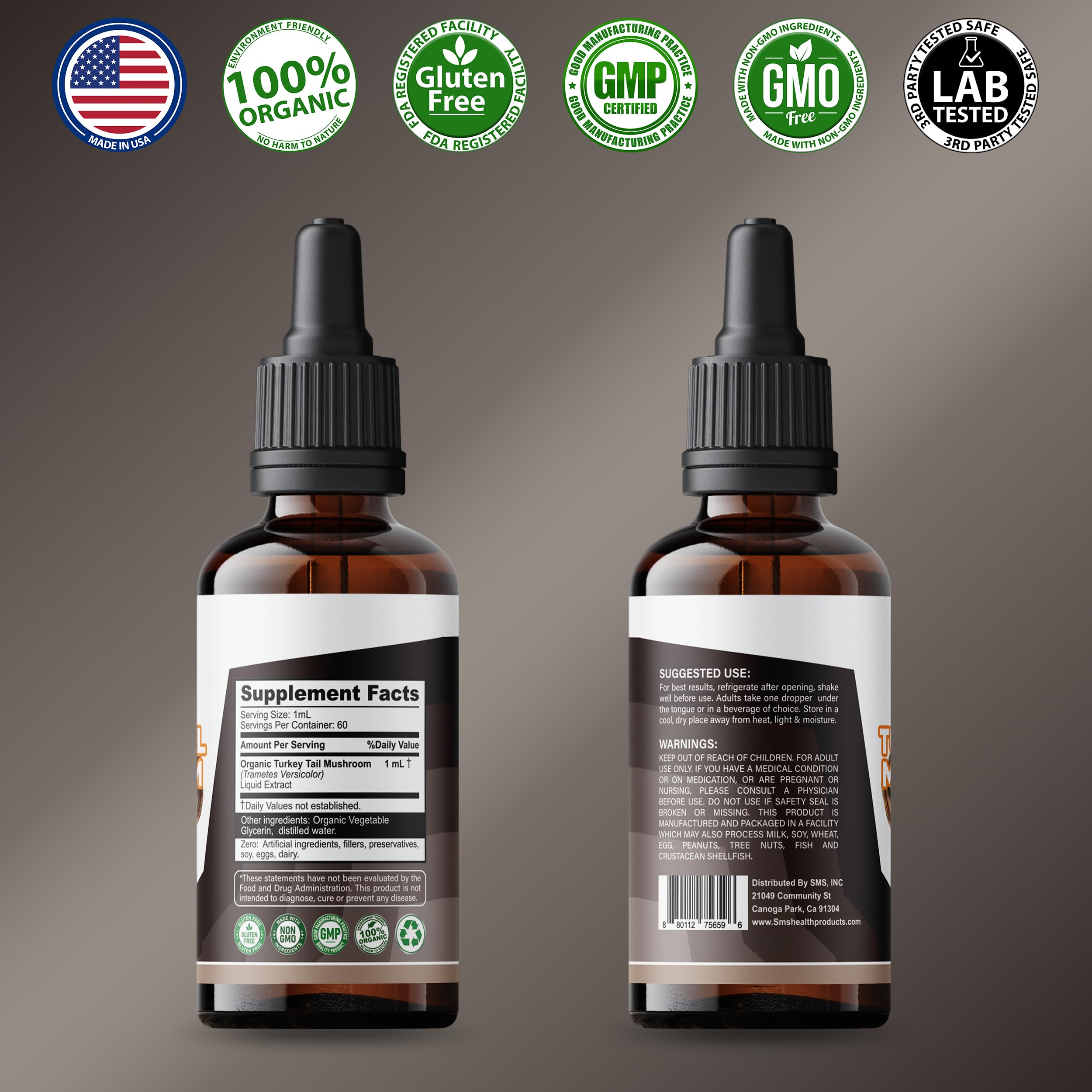 Natural remedy with Turkey Tail extract