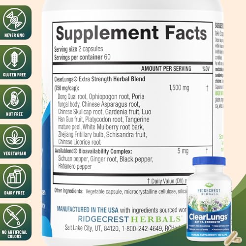 Natural respiratory support capsules