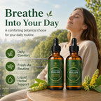 Natural respiratory support Mullein drops