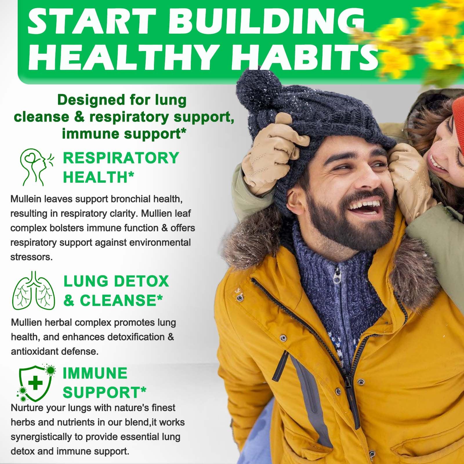 Natural respiratory support Mullein