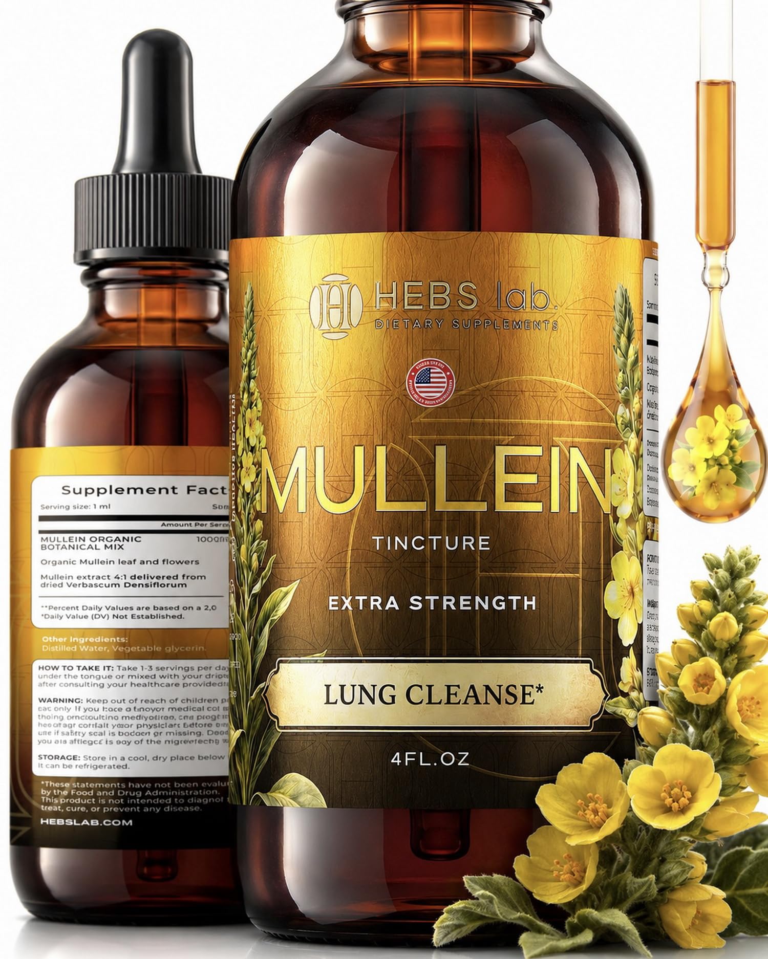 natural respiratory support with mullein
