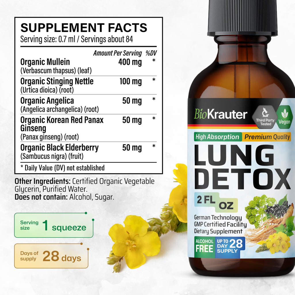 Natural respiratory support with nettle
