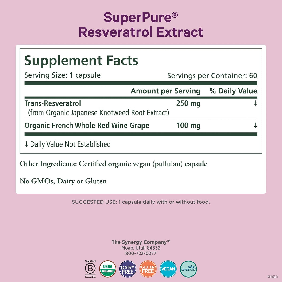 natural resveratrol for healthy aging
