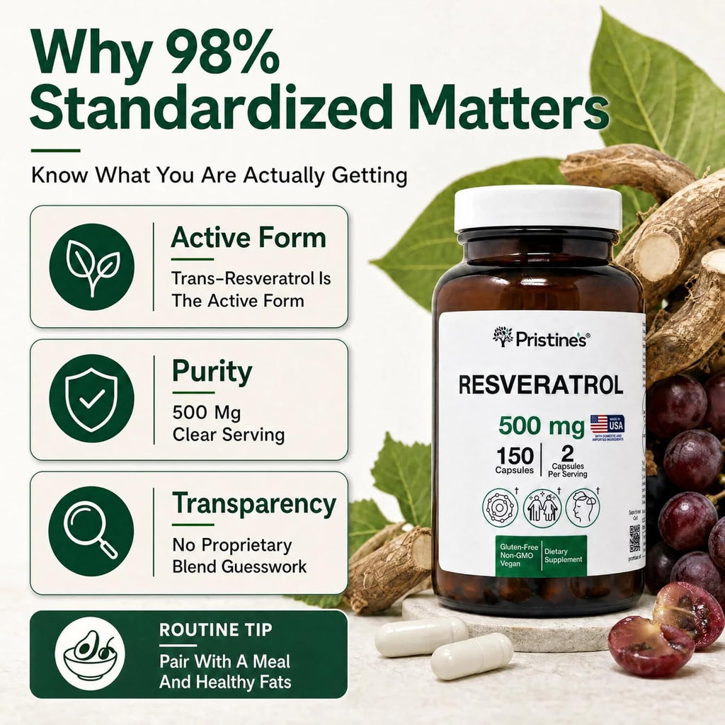 Natural Resveratrol for wellness support