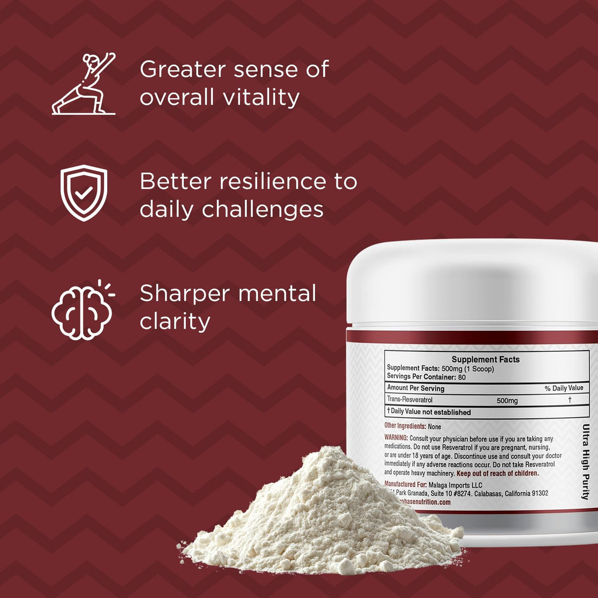 Natural resveratrol for wellness