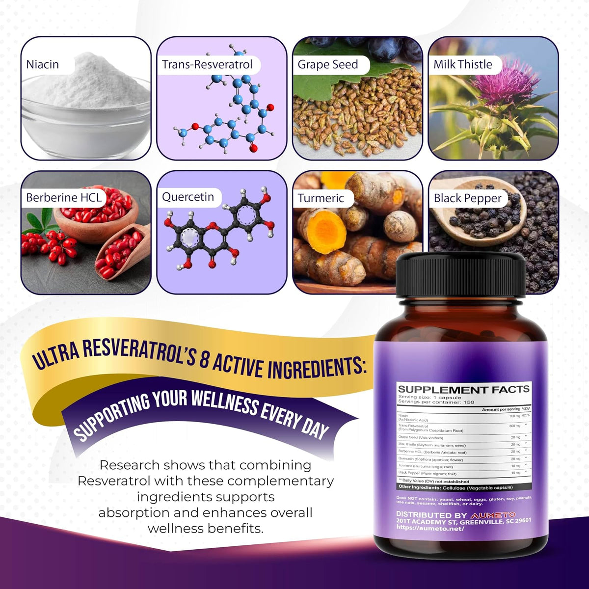 Natural resveratrol for wellness