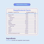 natural resveratrol supplement for energy
