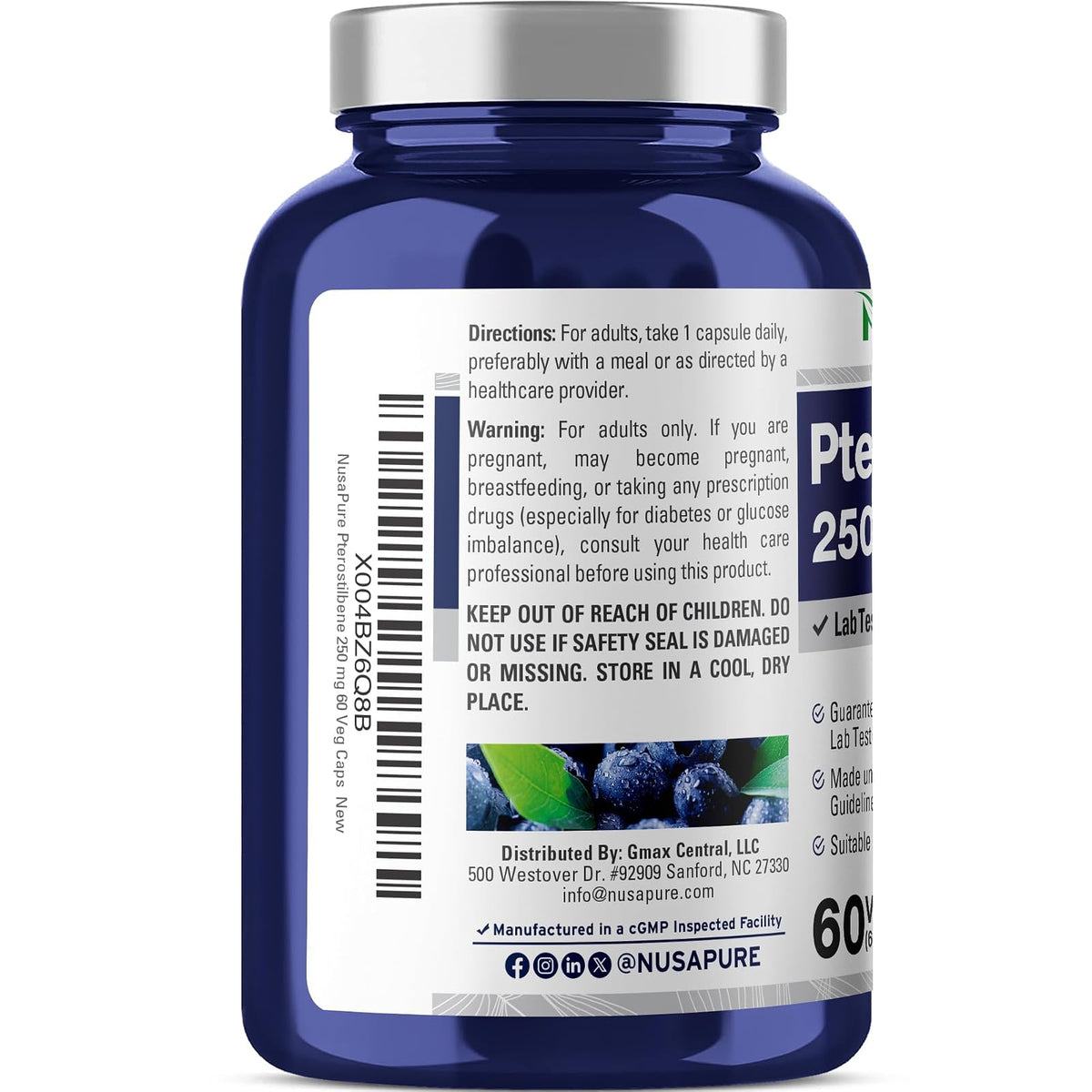 Natural resveratrol supplement for health
