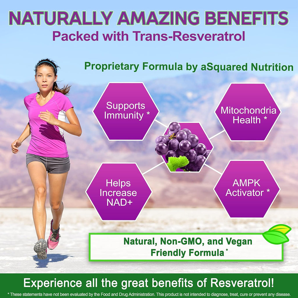 Natural resveratrol supplement for wellness