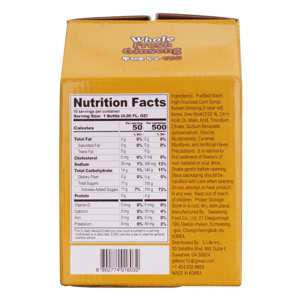 natural revital ginseng plus drink