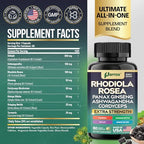 natural rhodiola adaptogen for energy boost