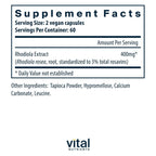 natural rhodiola capsules for energy