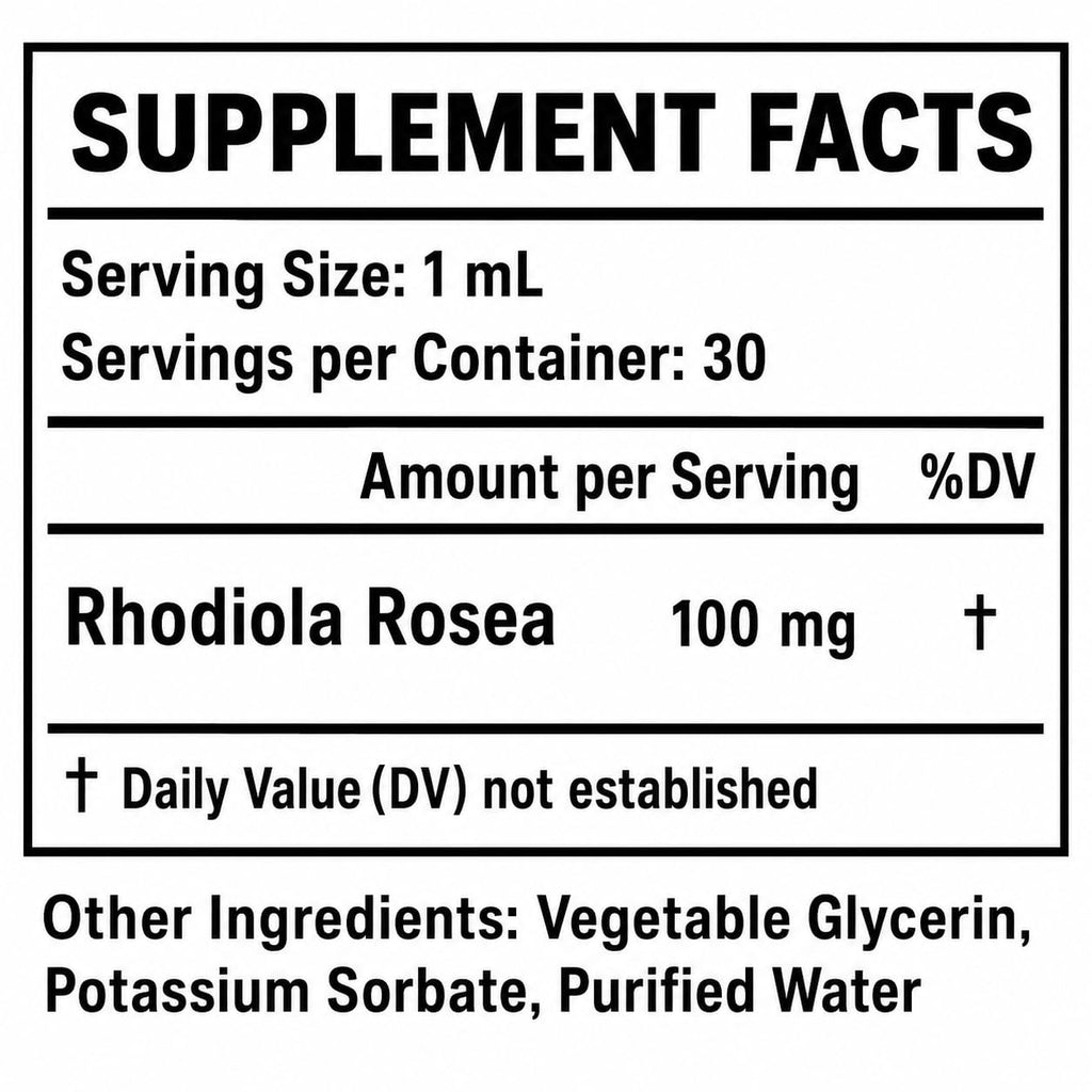 natural rhodiola extract for energy boost