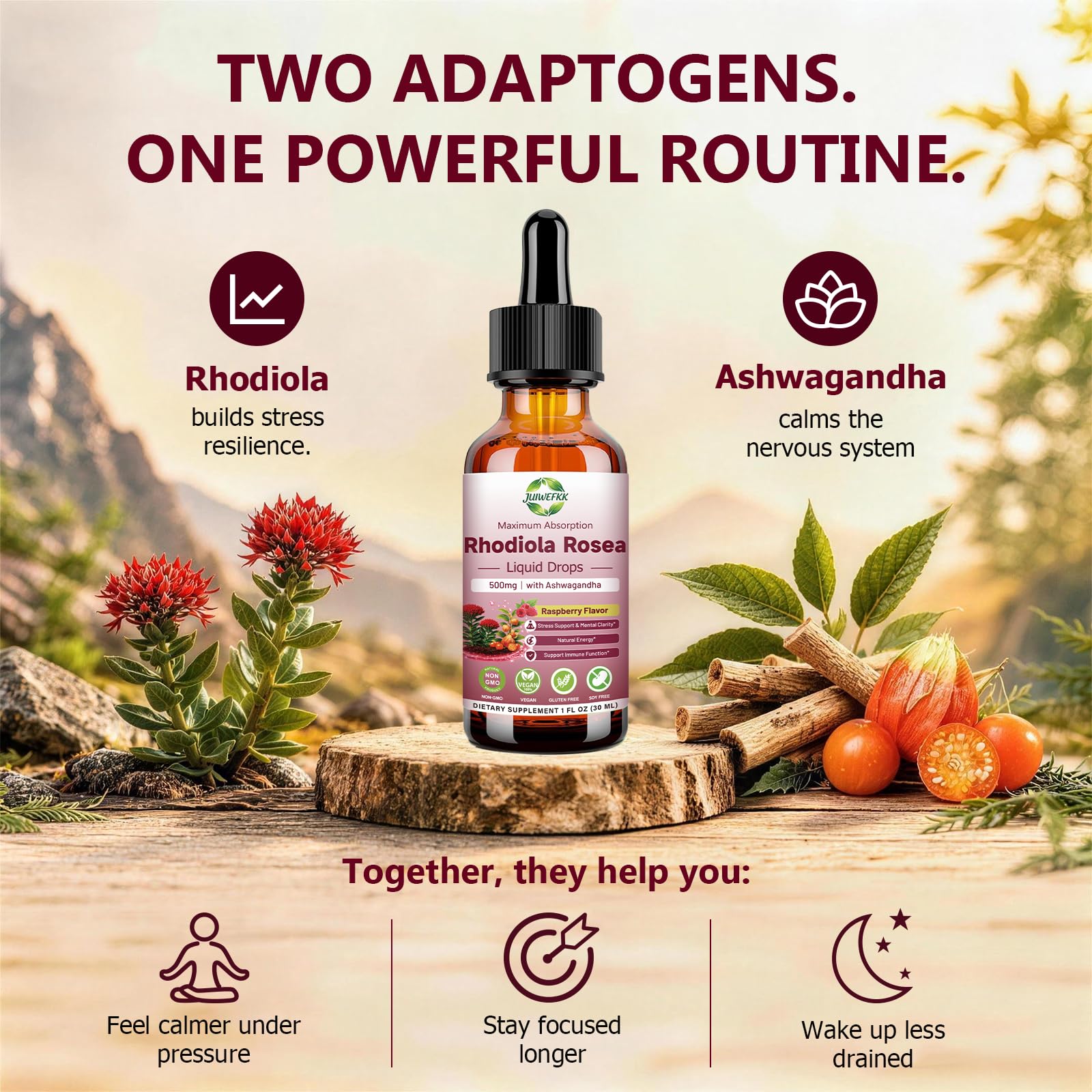 natural Rhodiola extract for energy