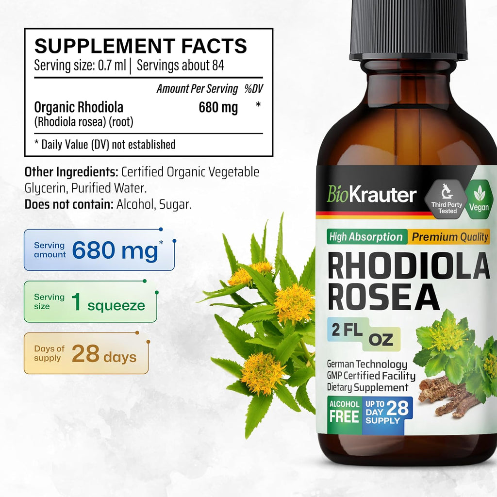 natural rhodiola for energy boost