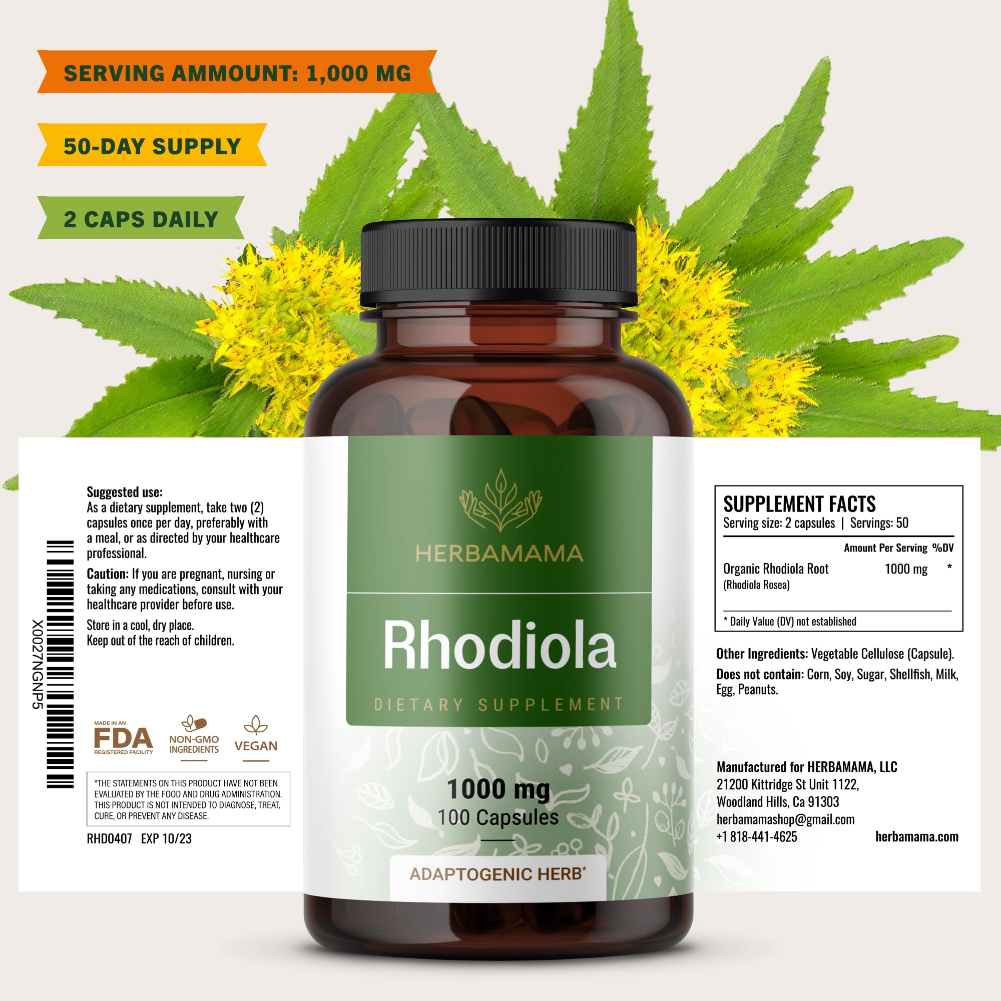 natural Rhodiola for vitality and energy