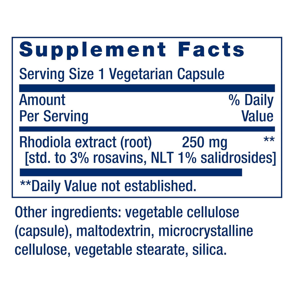 natural rhodiola rosea supplement