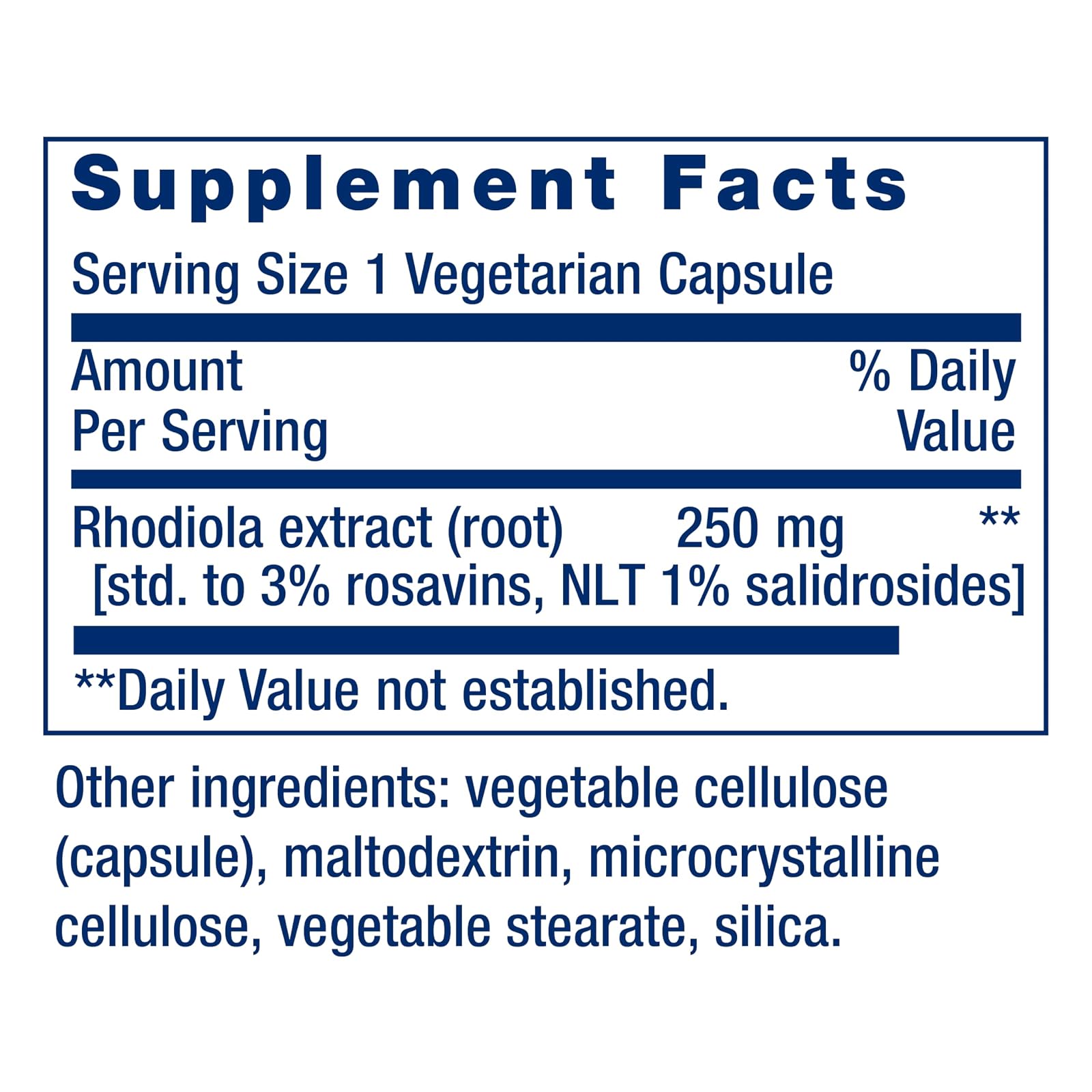 natural rhodiola rosea supplement