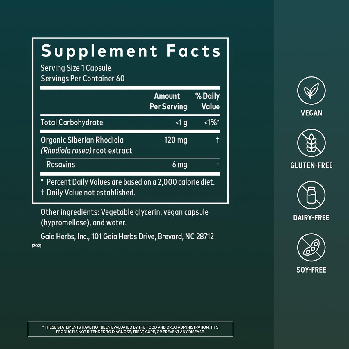 natural rhodiola rosea supplement