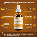 natural rhodiola supplement for energy boost