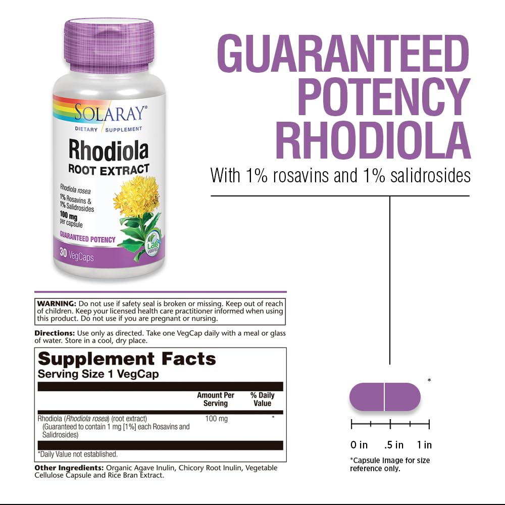 natural rhodiola supplement for energy