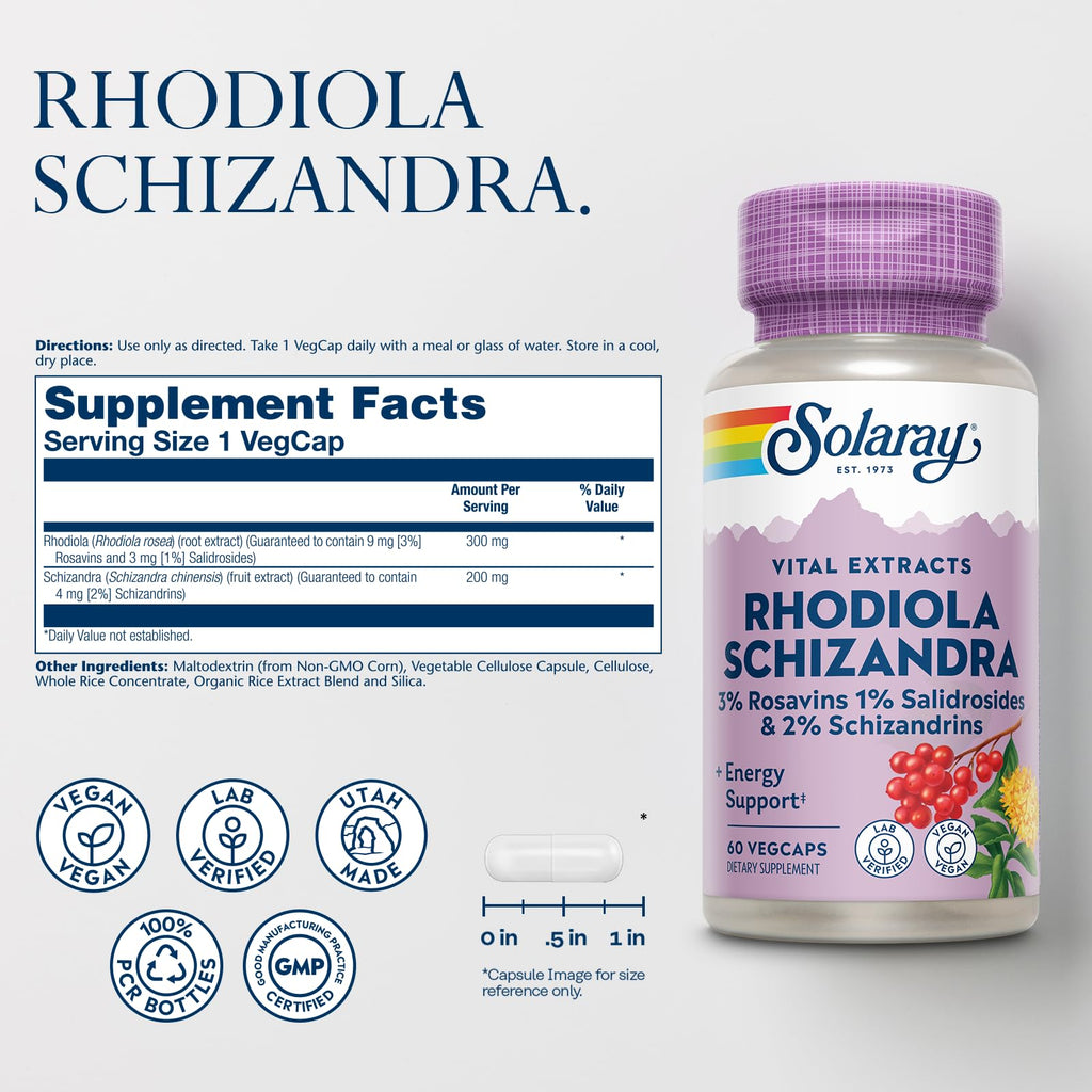 natural rhodiola supplement for energy