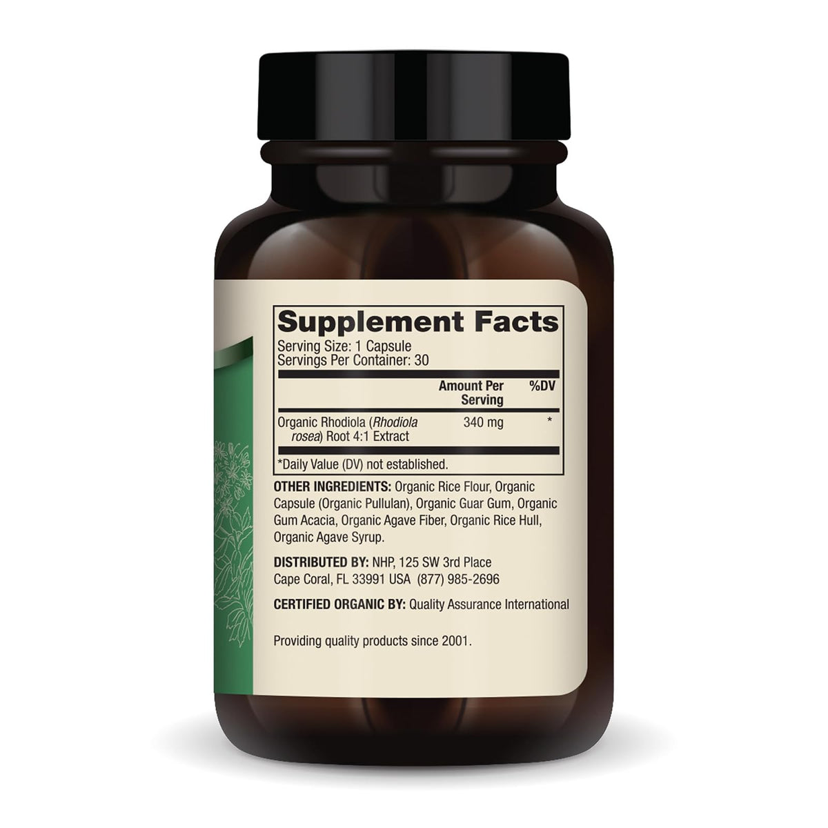 natural rhodiola supplement for energy