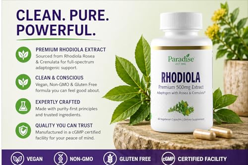 natural rhodiola supplement for energy