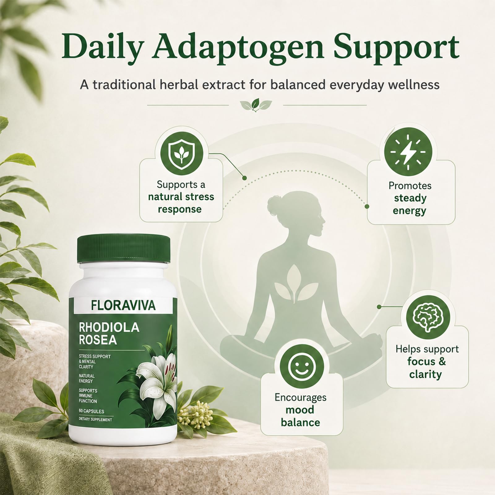 natural rhodiola supplement for energy