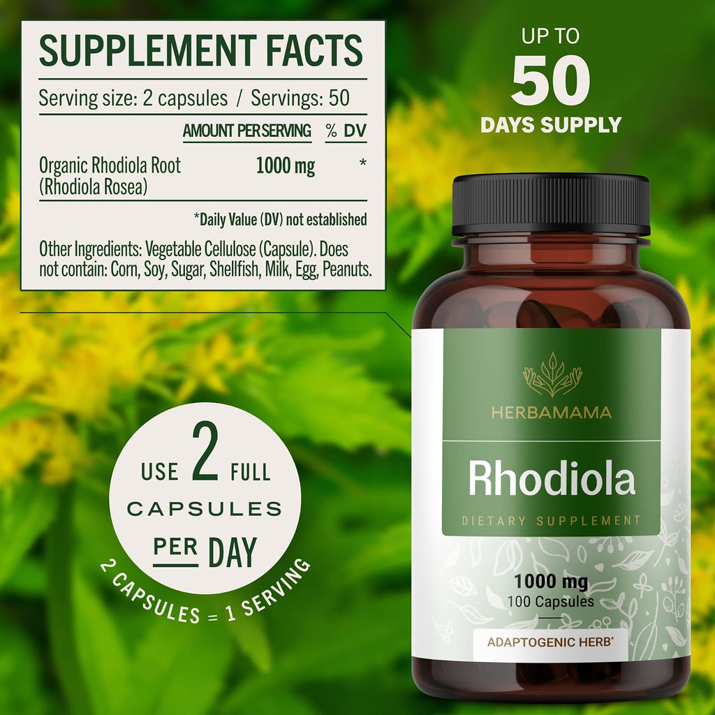 natural rhodiola supplement for mood support